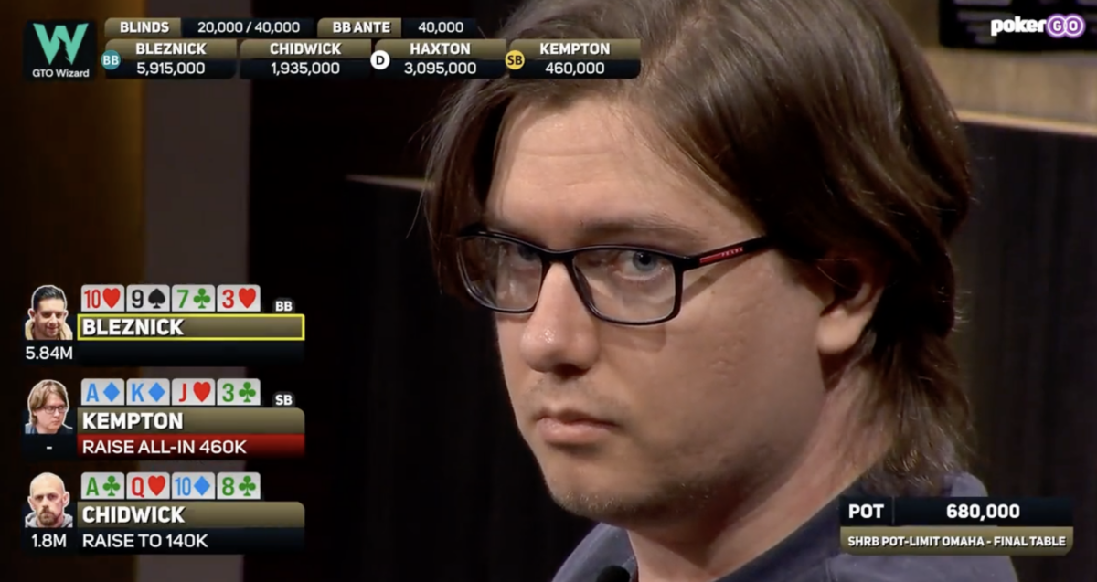 Jared Bleznick Wins Record-Setting Pot-Limit Omaha Tournament to Kick ...